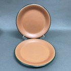 Vintage Brown Green Trim Dinner Plates Mexico? 10 5/8" Lot of 2 | eBay