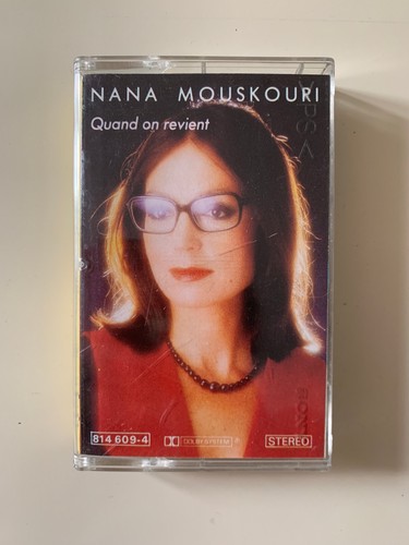 Nana Mouskouri Quand on revient/ Cassette Audio-K7 | eBay