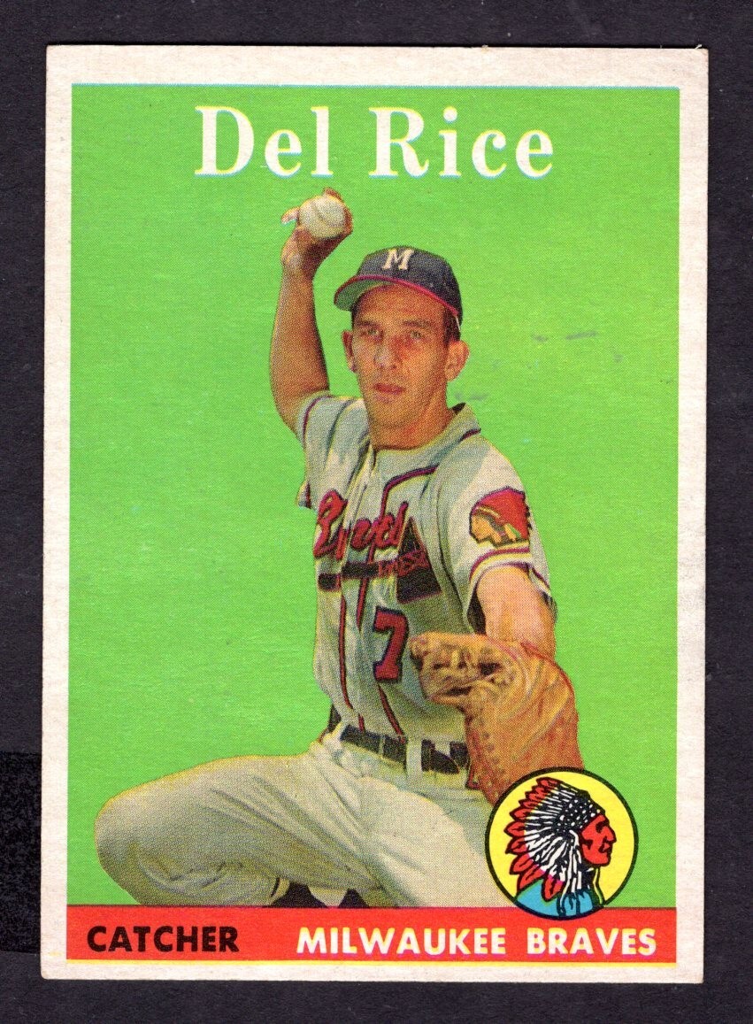 1958 TOPPS DEL RICE CARD NO:51 NEAR MINT CONDITION | eBay