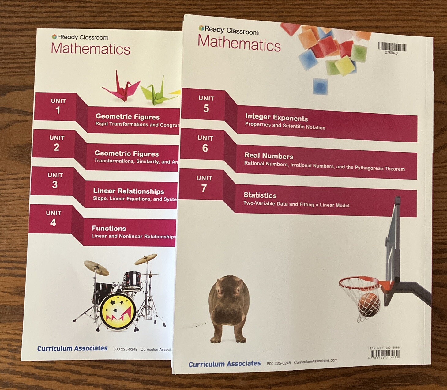 Ready Classroom Mathematics Grade 8 Volume 1 - No Writing for sale ...