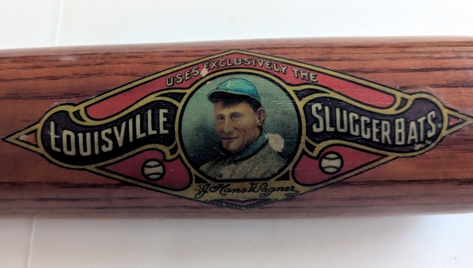 Vintage Honus Wagner Decal Bat | eBay