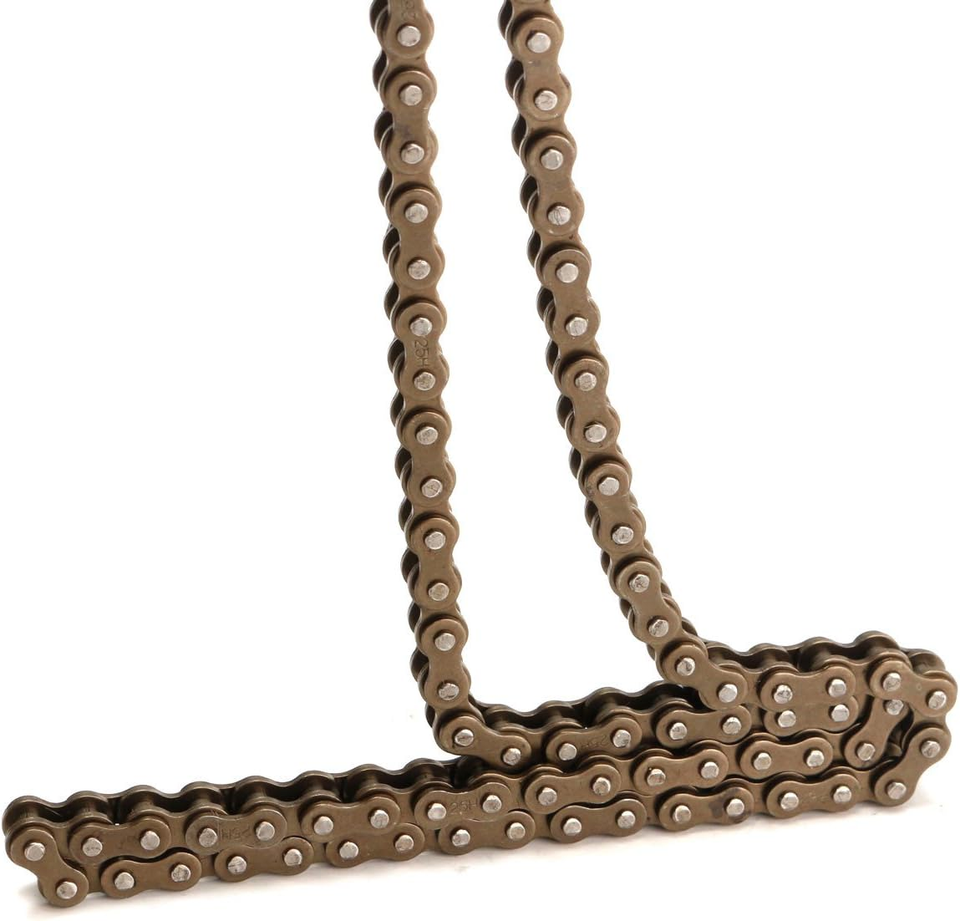 Catena 25H 136 Con Ricambio per Pocket Bike 47 / 49Cct Mini Moto ATV ...