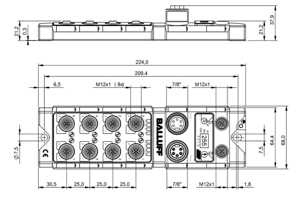 Balluff BNI005H Profinet I/O Module for sale online | eBay