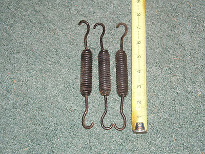 3x Extension springs w/ swivel hooks, wire .125" Made in the USA! Free ...