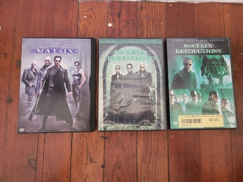 The Matrix Trilogy - Matrix / Reloaded / Revolution (DVD) 3x Movie ...