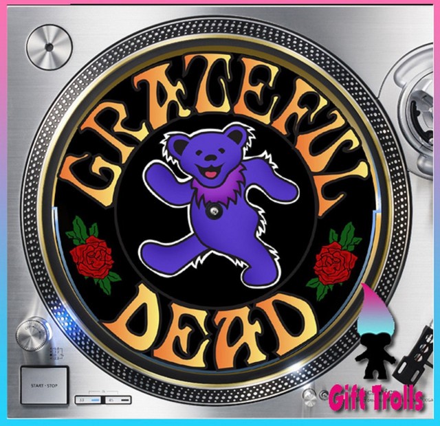 Acid Bears Grateful Dead Turntable Slipmat - Style#6 - 12" LP Record ...