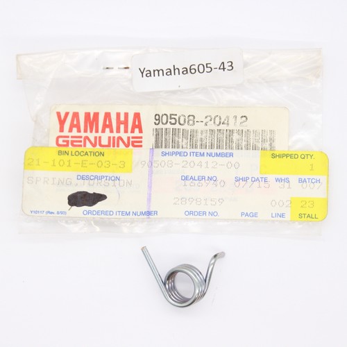 Yamaha Torsion Spring Part Number - 90508-20412-00 | eBay
