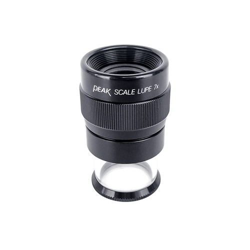 Original PEAK No. 1975 Scale Loupe 7X With Black Standard Reticle ...