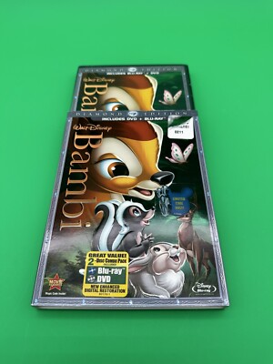 Bambi (Blu-ray/DVD, 2011, 2-Disc Set, Diamond Edition) w/Slipcover | eBay