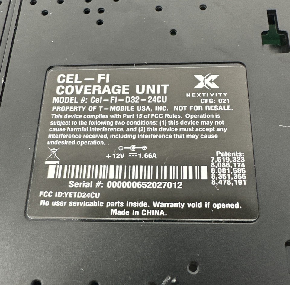 T-Mobile Personal CellSpot 4G LTE Indoor Signal Booster Model Cel-Fi ...