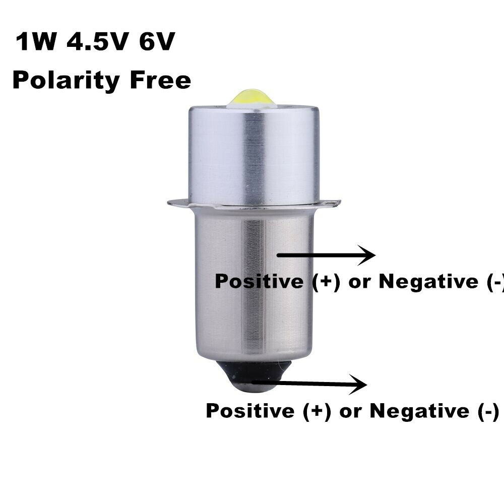 P13.5S LED Upgrade Bulb For Flashlight, PR2 Bulb Replacement 2/3/4 C/D ...