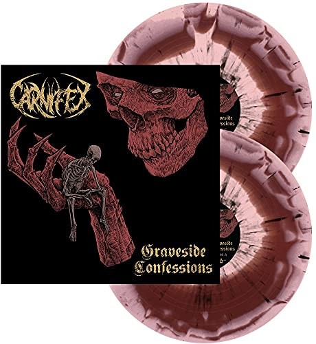 Carnifex Graveside Confessions Red & Pink Swirl w Black Splatter (Vinyl ...