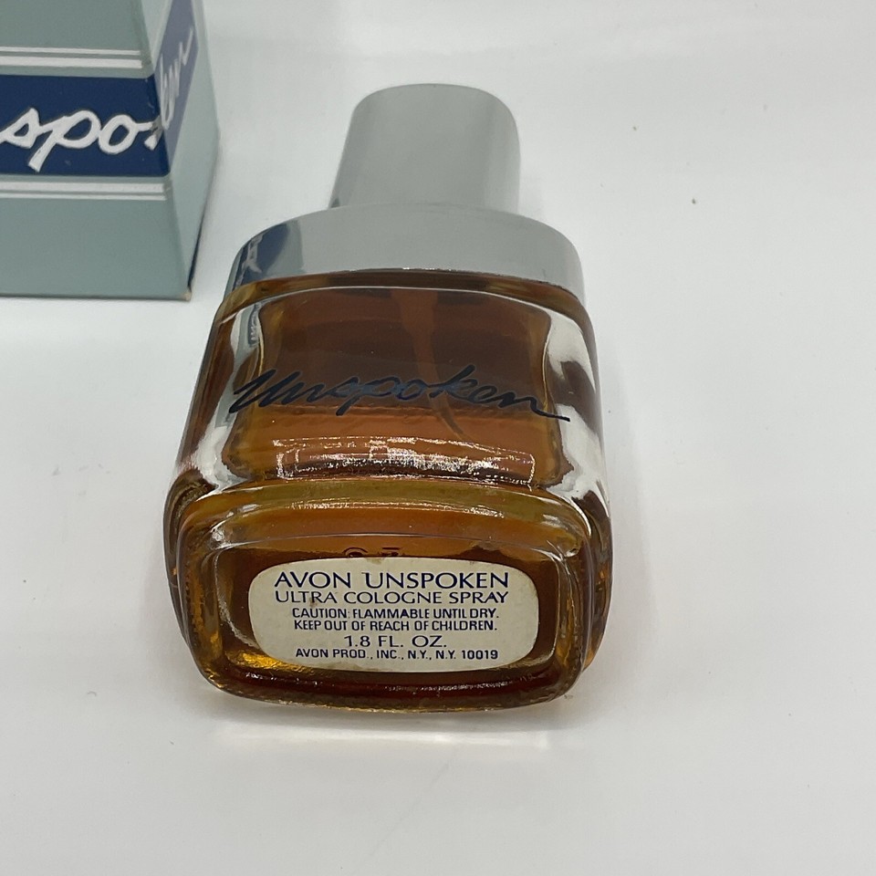 Vintage Avon Unspoken Ultra Cologne Spray 1.8 fl oz New in Box | eBay