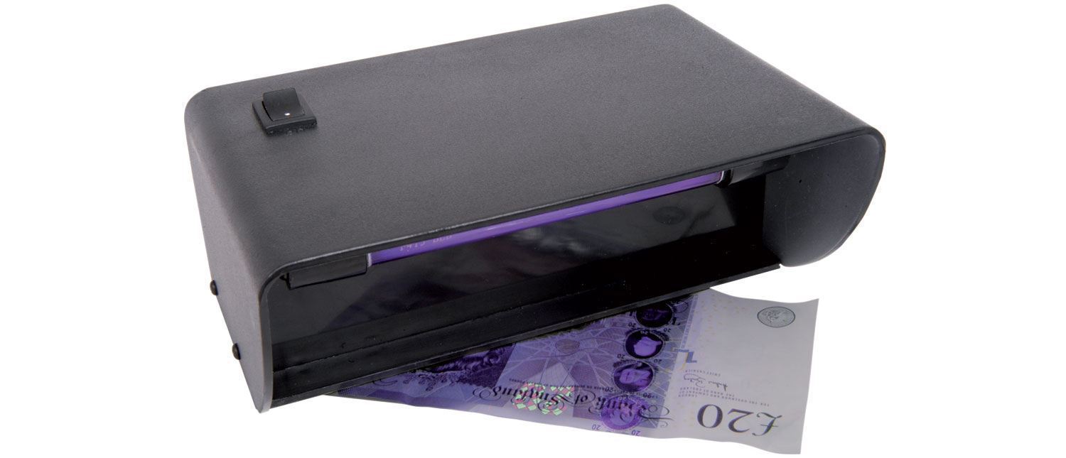 Electronic NOTE CHECKER UV Blacklight Forged Bank Note Checker Mercury ...