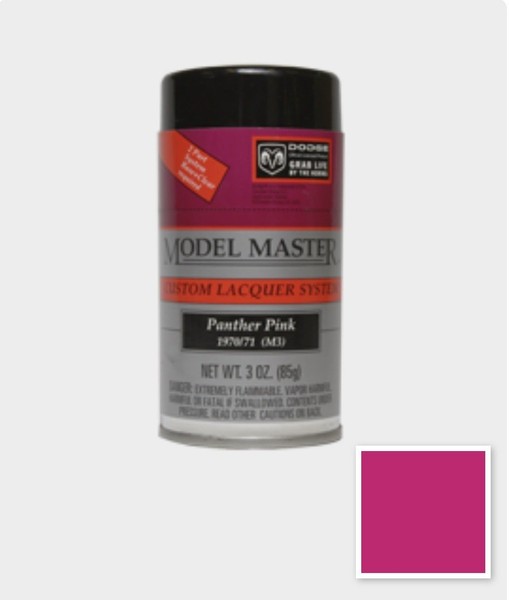 Testors Tes28124 Model Master Spray Paint Panther Pink 3oz for sale ...