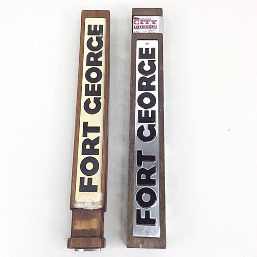 Lot of 2 Fort George Beer Tap Handles Astoria Oregon City of Dreams | eBay