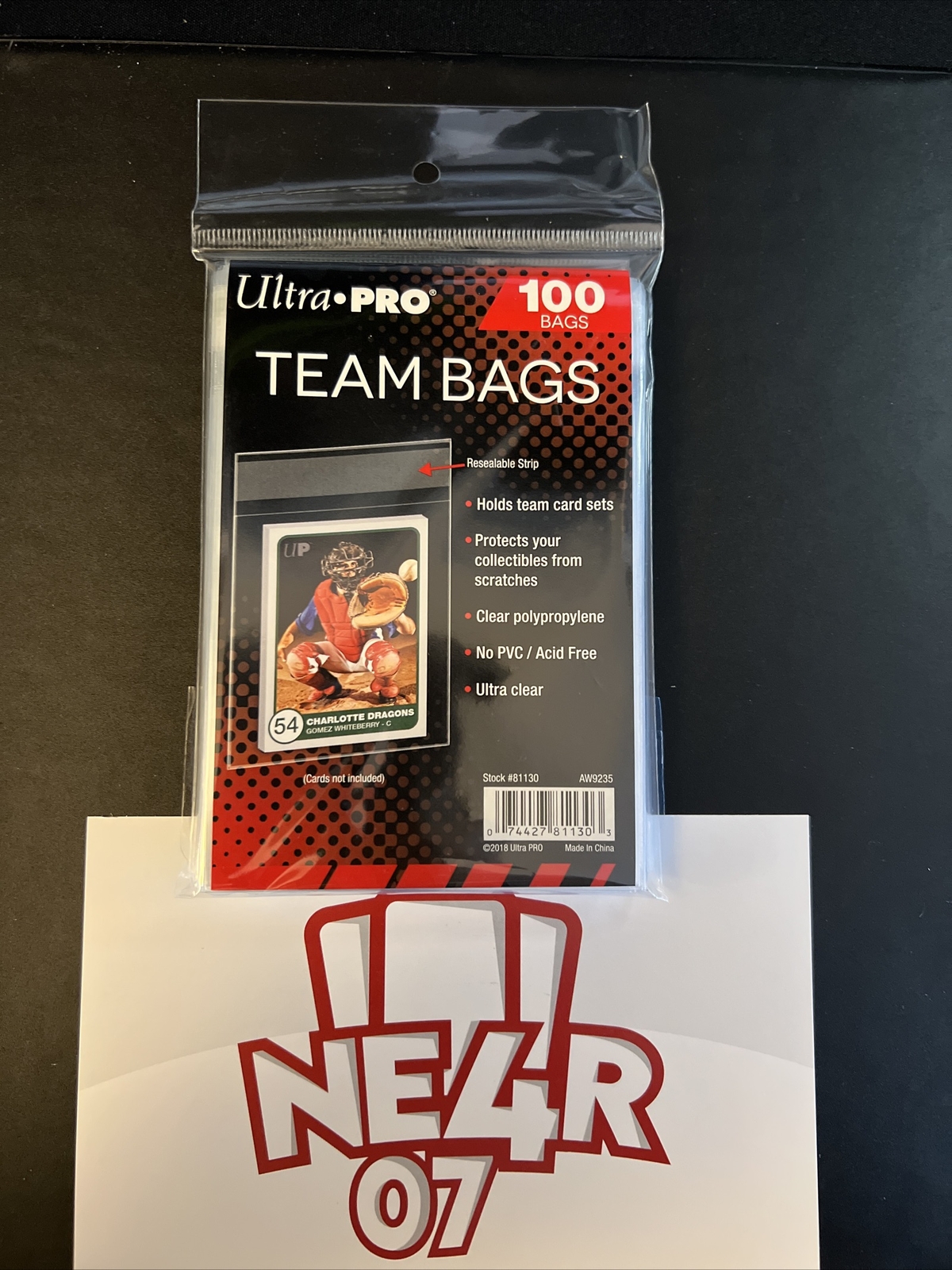 Ultra PRO Team Bags 100 Reseable Strip Seal For Toploader Pokemon ...