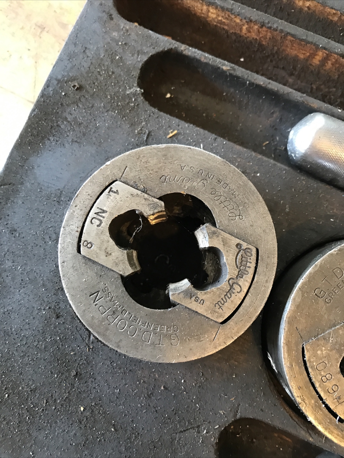 Greenfield No. 7 Little Giant Adjustable Die And Tap Set | eBay