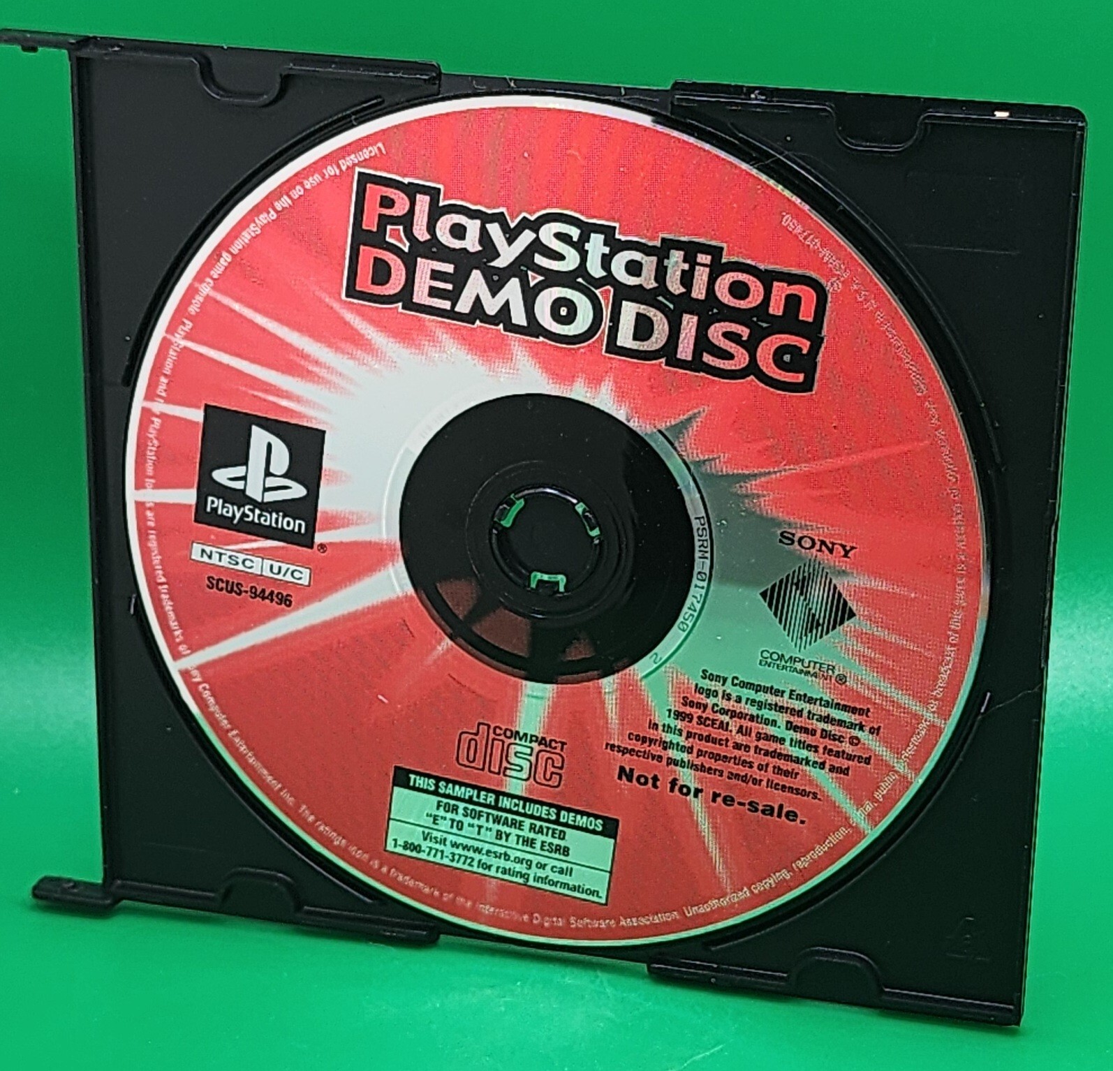 PS1 Demo Disc The Original Sony 1999 | eBay