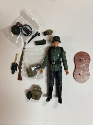 1:18 Marauder Task Force WWII German Army Rifleman Geared Up Figure WW2 ...