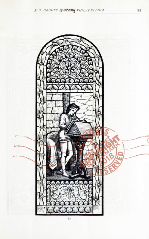 Groves Steil (1888) CATALOG Art Stained Glass Window Figures Ornamental ...