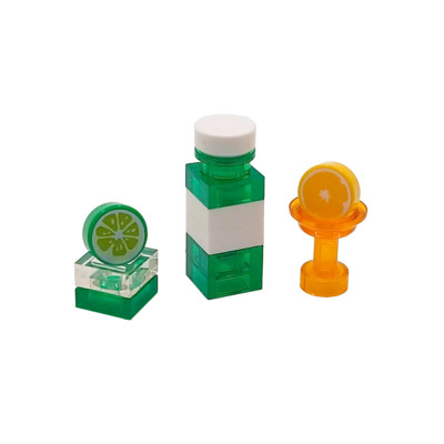 Genuine LEGO® Gin Bottle & Cocktails Minifigure Scale Bar Pub Drinks ...