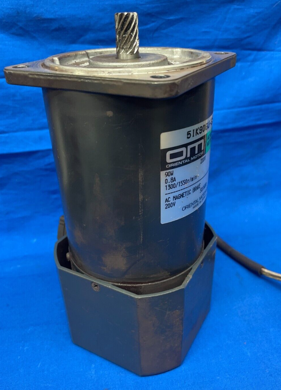 ORIENTAL MOTOR P/N: 5IK90GU-SMF2 AC MAGNETIC BRAKE 3 PHASE MOTOR | eBay