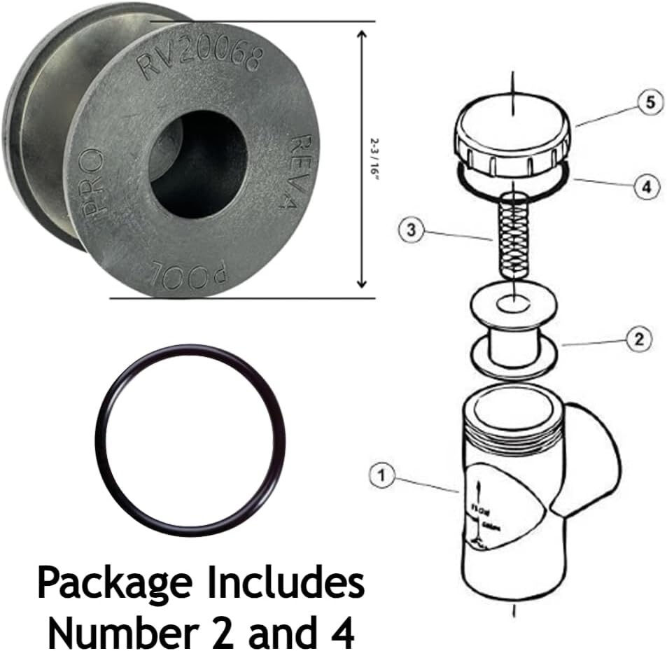 073502 Ortega 2” Check Valve Seat Assembly (V20-068) RV20068 | eBay