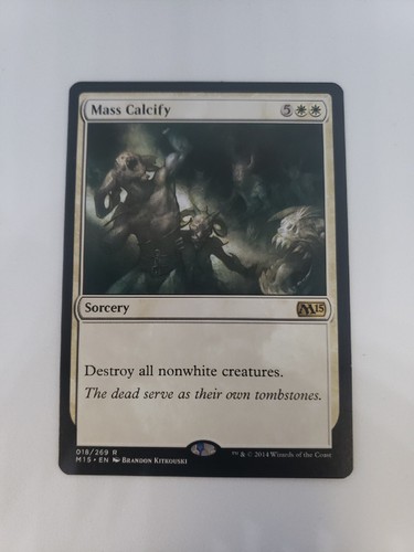 MTG Mass Calcify Magic 2015 018/269 Regular Rare | eBay