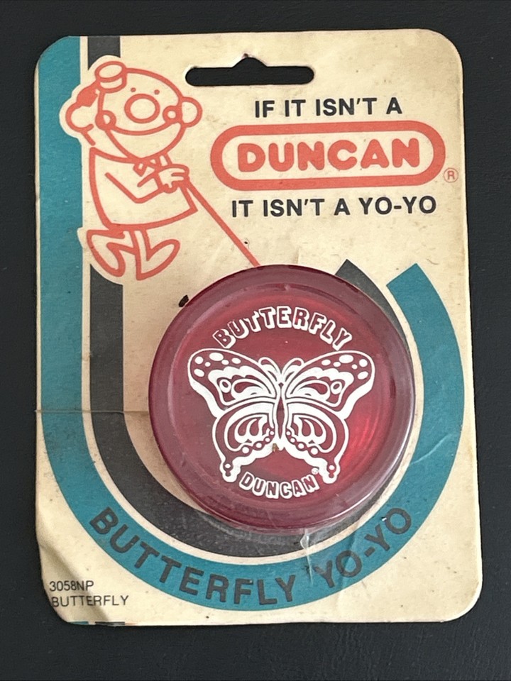 Vintage RARE Duncan Butterfly Yo Yo Red 1994 Made in USA New NOS | eBay