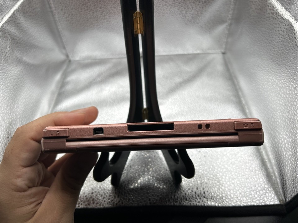 Nintendo DSi XL Metallic Rose Pink Handheld System Charger & Stylus ...