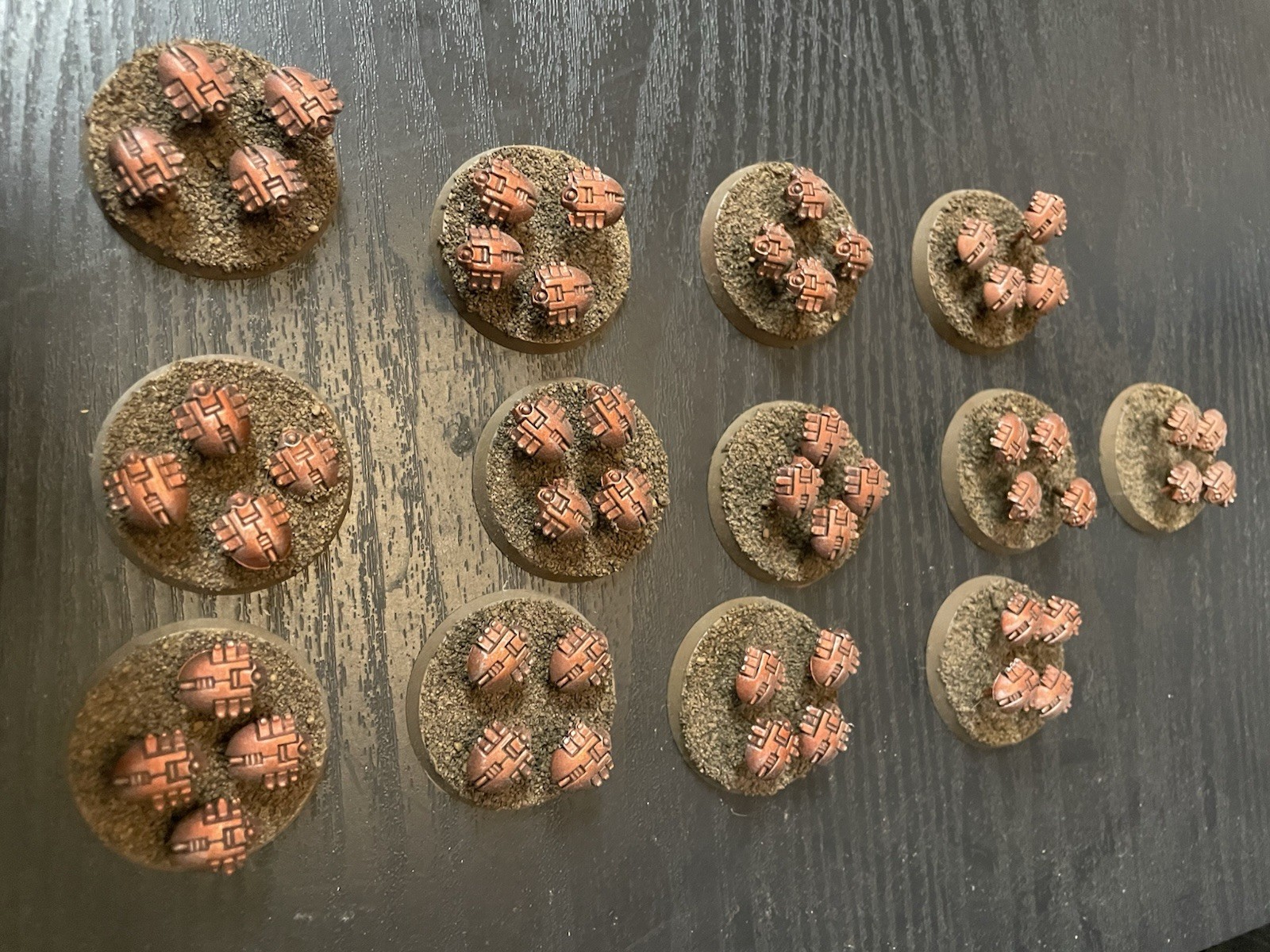 Necron Canoptek Scarabs Custom Bases Indomitus Commission Warhammer 40k ...