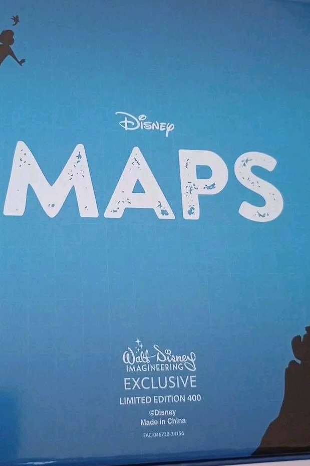 2024 D23 Disney Expo Limited Edition MOG WDI Maps Beauty And The Beast ...