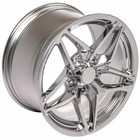 17 inch Chrome 5927 Rim fits C4 Corvette Camaro - CV31 C7 ZR1 style ...
