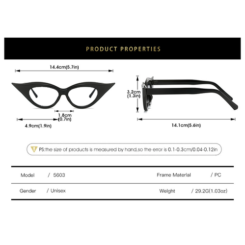 Women Cat Eye Anti Blue Light Reading Glasses Clear Lens Presbyopic ...