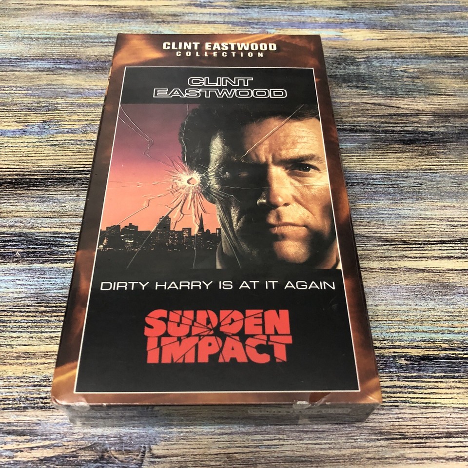 Sudden Impact VHS Tape Movie 1983 Clint Eastwood Dirty Harry Warner ...