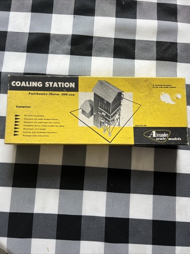 HO SCALE ALEXANDER SCALE MODELS COALING STATION NIB SAC | eBay