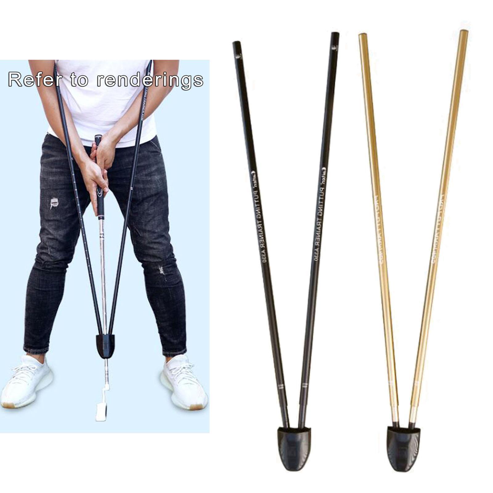 Golf Putting Trainer Aid Swing Putter Trainer Action Beginner Practice ...