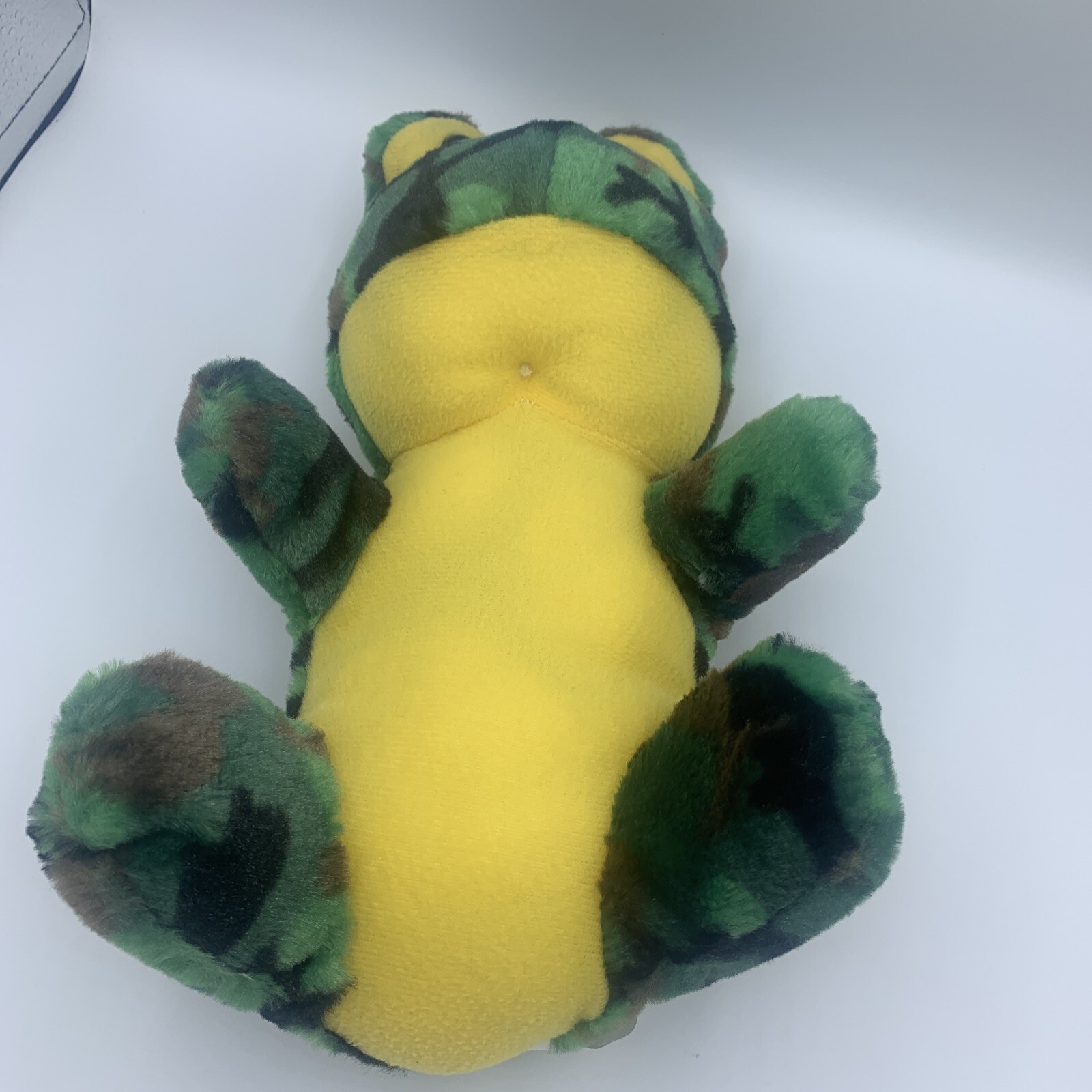 Kellytoy Plush Frog Camouflage 11” Toad Stuffed Animal Yellow Belly | eBay