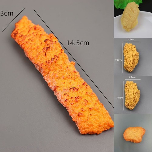 Eye Catching Decorative Piece Artificial Fastshop Display Fake Fried ...