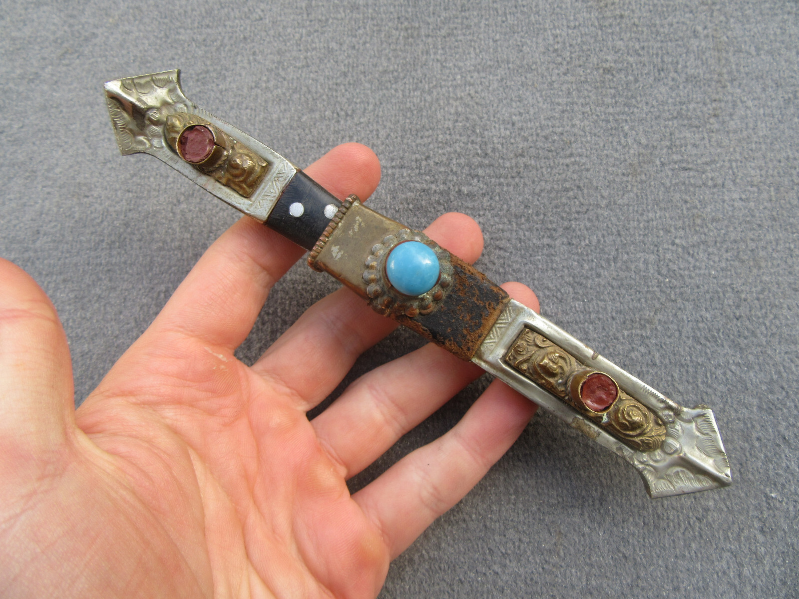 VTG ANTIQUE RARE TIBETAN BHUTAN KNIFE DAGGER ASIA | eBay