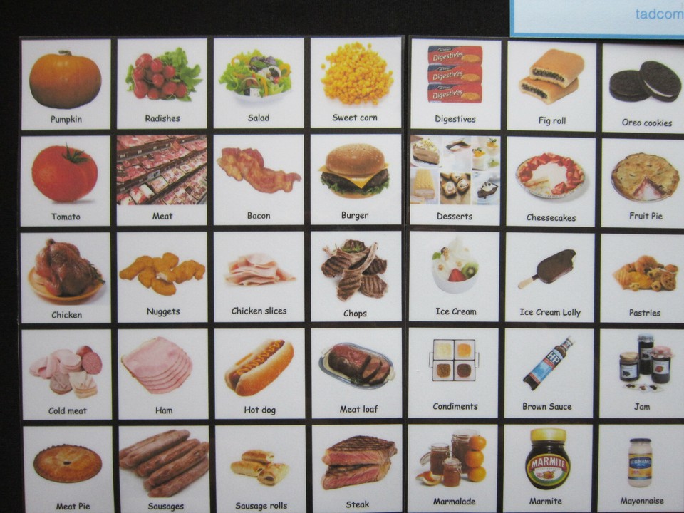 MEAL FOOD MENU PLANNERS - ADHD Autism SEN Dementia Alzheimer's Care ...