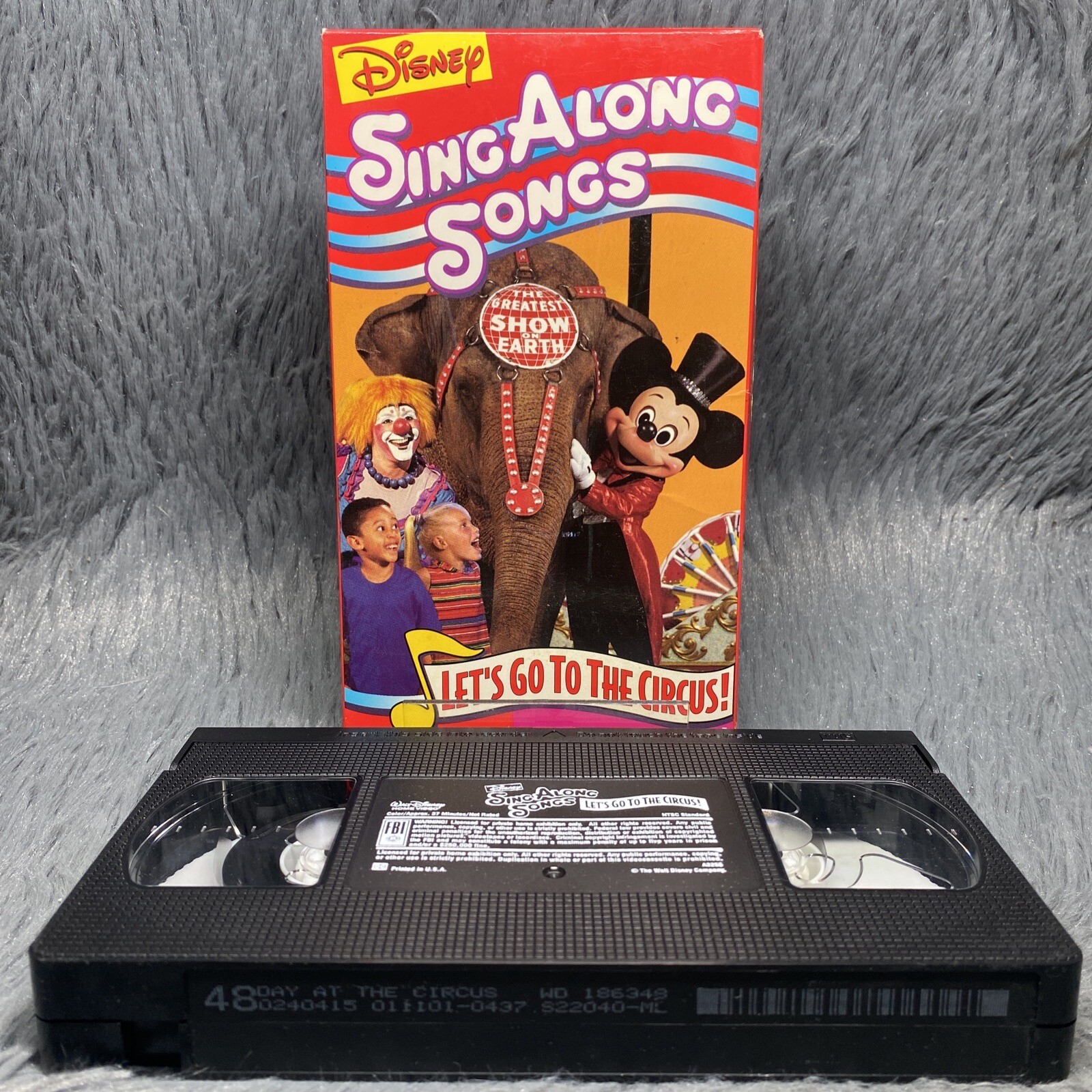 Sing Along Songs - Mickeys Fun Songs: Lets Go to the Circus VHS 1994 ...