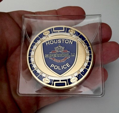 Super Bowl 51 LI Houston Police NFL NRG Texas Challenge Coin Patriots ...