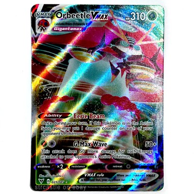 Orbeetle VMAX 021/185 Ultra Rare Vivid Voltage Holo Pokemon TCG NM | eBay