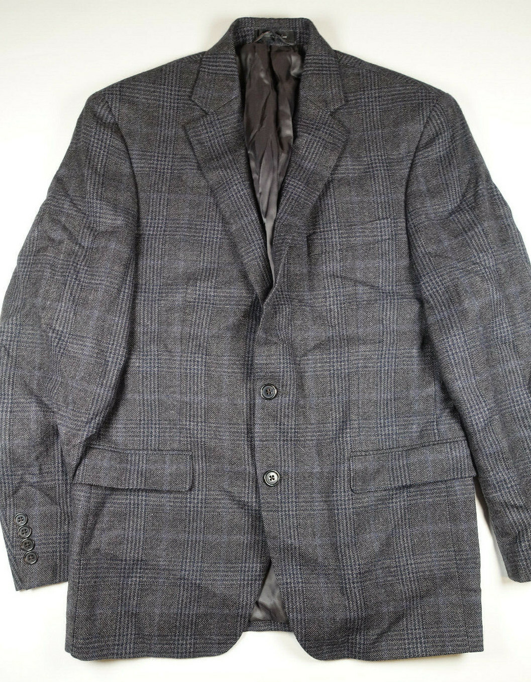 LAUREN Ralph Lauren Dark Gray Plaid Sport Coat Jacket NWOT 38R 38 ...