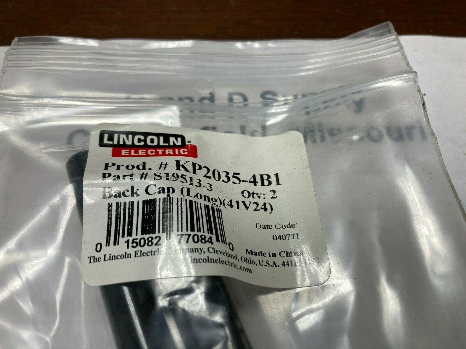 Lincoln Electric Kp2035-4b1 Back Cap Long S19513-3 41v24 Welding ...