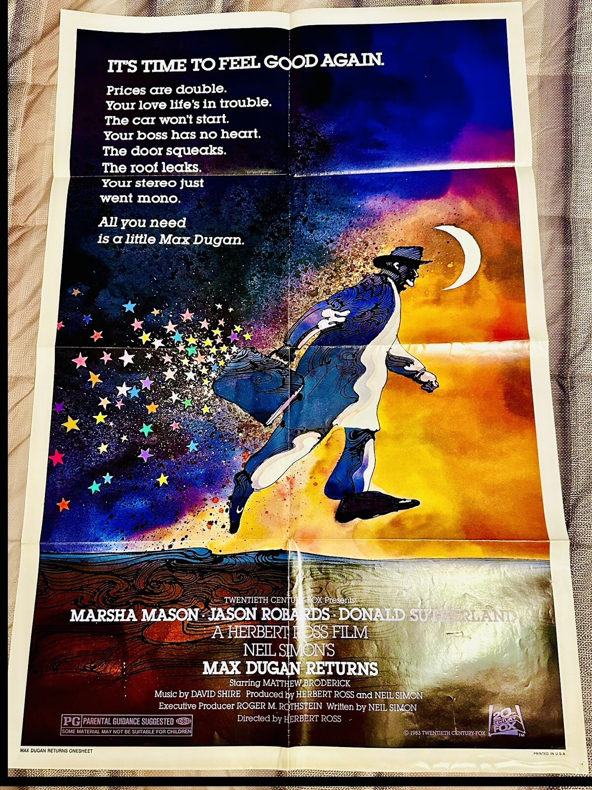 Max Dugan Returns-1983- One-sheet Movie Theatre Poster | eBay