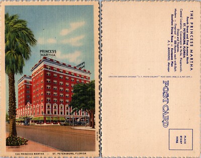 The Princess Martha St Petersburg Florida FL Postcard | eBay