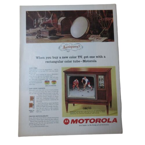 1965 Motorola Color TV Console - Vintage Print Ad | eBay